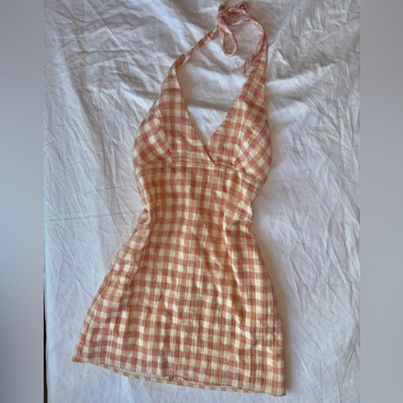 Zara | Dresses | Zara Checkered Halter Dress | Poshmark